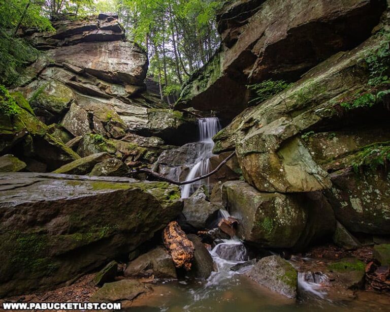 Exploring Breakneck Falls at McConnell's Mill State Park - PA Bucket List