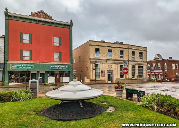 Visiting the Mars Flying Saucer in Butler County - PA Bucket List