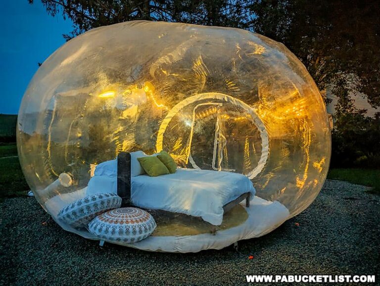 Spending the Night in a Star Bubble in Columbia County - PA Bucket List