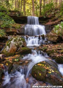How to Find Round Island Run Falls in the Sproul State Forest