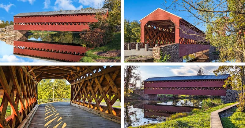 Exploring Sachs Covered Bridge near Gettysburg