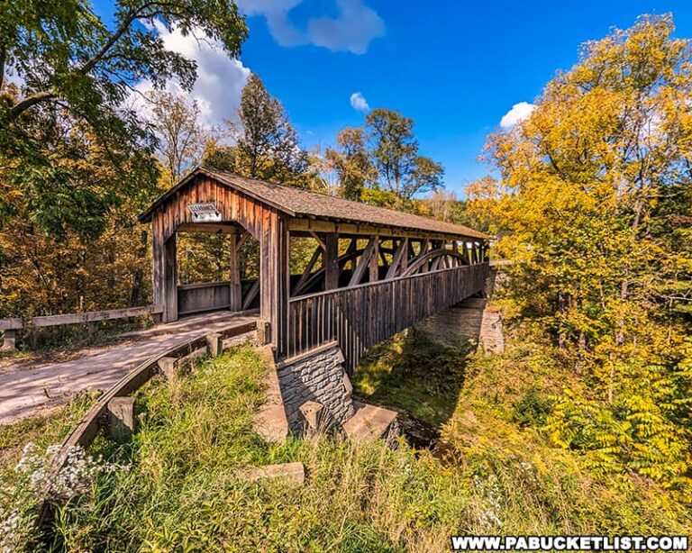 Exploring Knapp's Covered Bridge in Bradford County - PA Bucket List