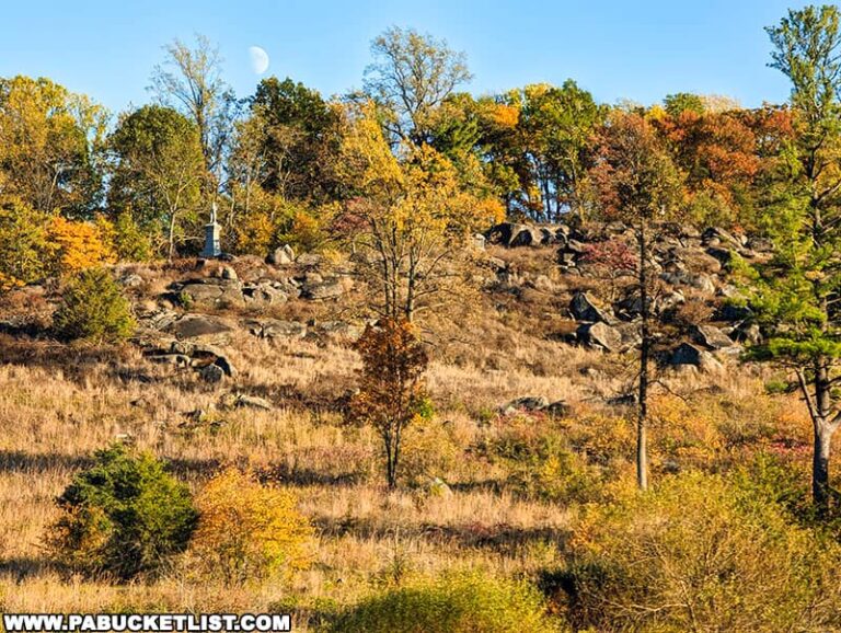 The Best Fall Foliage Views on the Gettysburg Battlefield - PA Bucket List