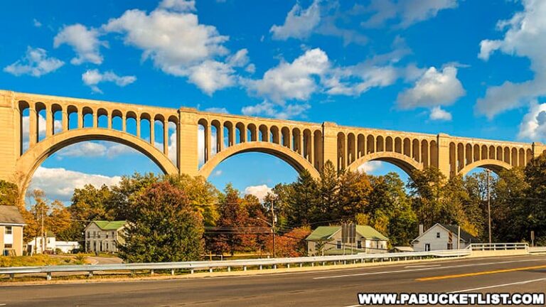 Exploring the Tunkhannock Viaduct in Wyoming County - PA Bucket List