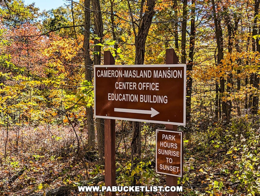 The Cameron-Masland Mansion Scenic Overlook | A Visitors Guide