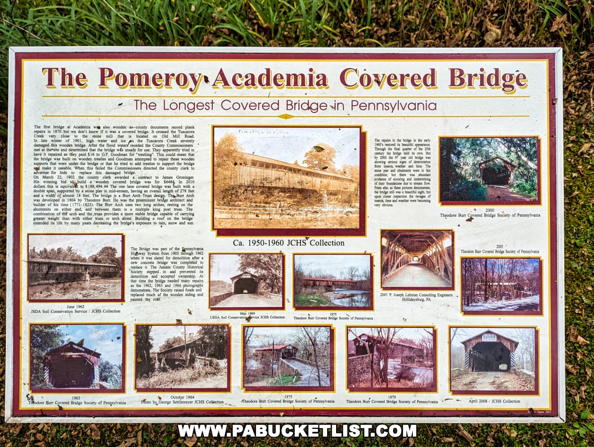 Pomeroy Academia Bridge | PA's Longest Covered Bridge - PA Bucket List