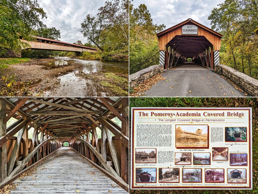 Pomeroy Academia Bridge | PA's Longest Covered Bridge - PA Bucket List