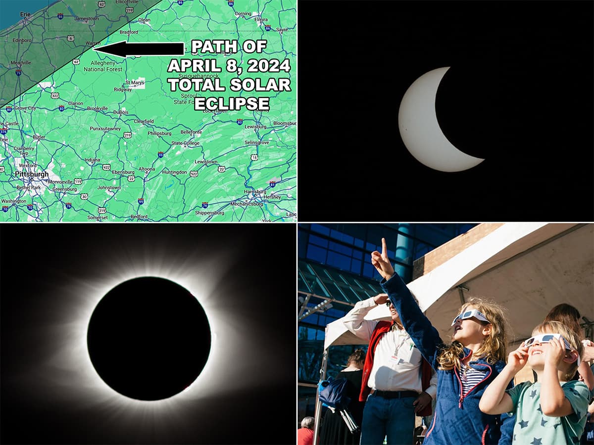 The April 2024 Total Solar Eclipse in PA | A Viewers' Guide - PA Bucket ...