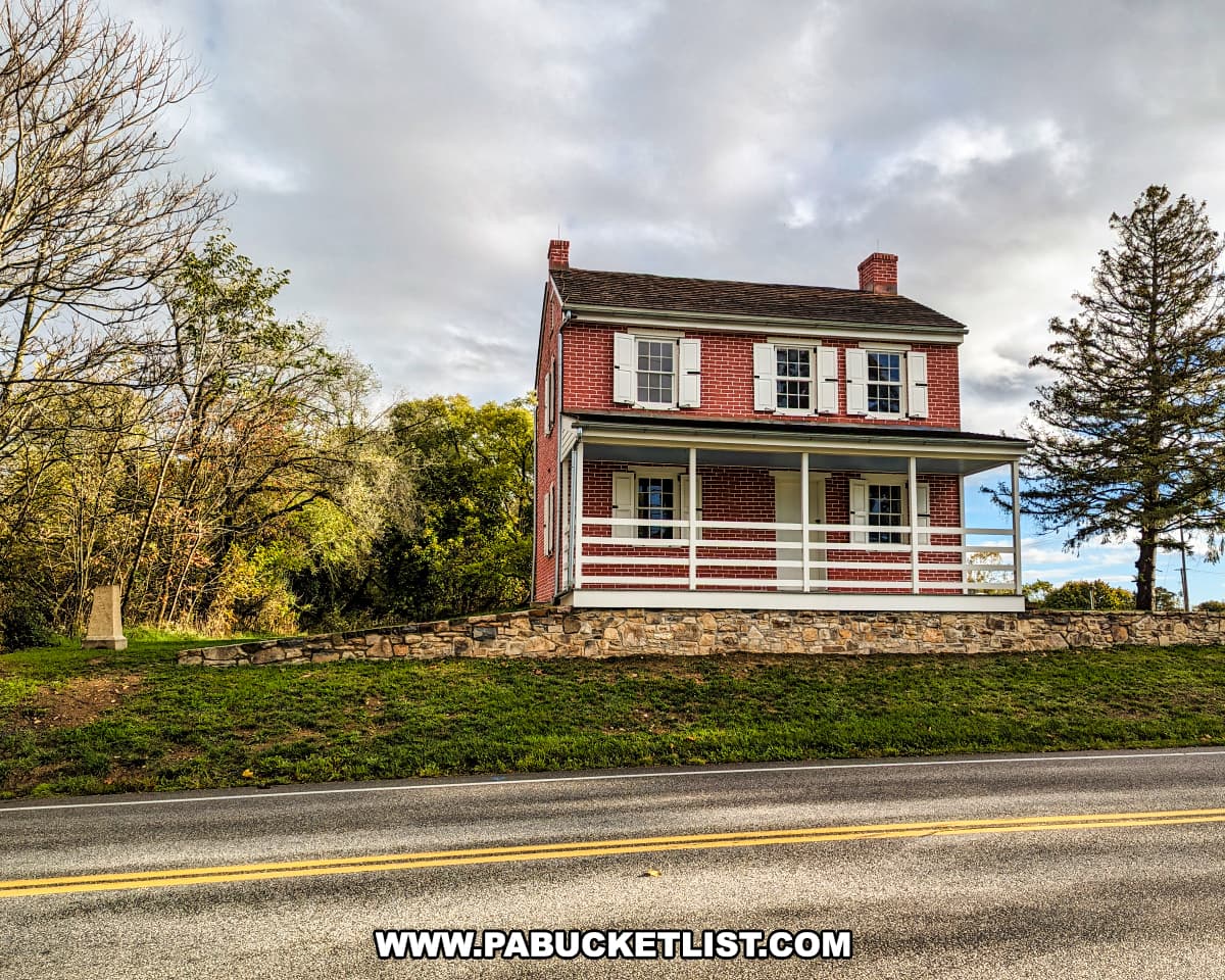 Exploring the Battle of Gettysburg First Shot Marker - PA Bucket List
