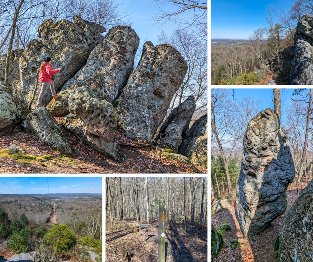 Exploring the Three Sisters Rock Formation in Huntingdon County - PA ...