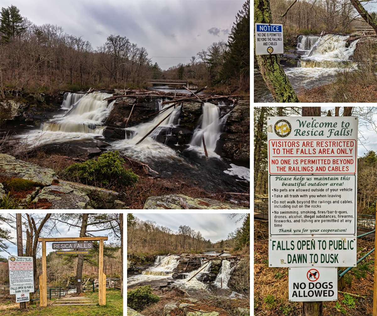 Exploring Resica Falls in Monroe County - PA Bucket List