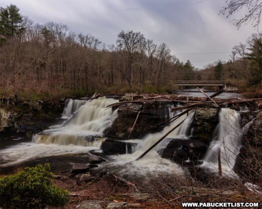 Exploring Resica Falls in Monroe County - PA Bucket List