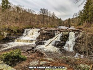Exploring Resica Falls in Monroe County - PA Bucket List