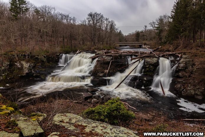 Exploring Resica Falls in Monroe County - PA Bucket List
