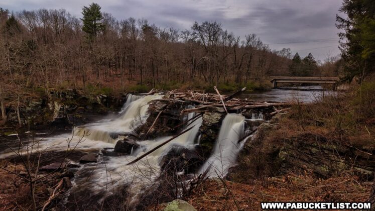 Exploring Resica Falls in Monroe County - PA Bucket List