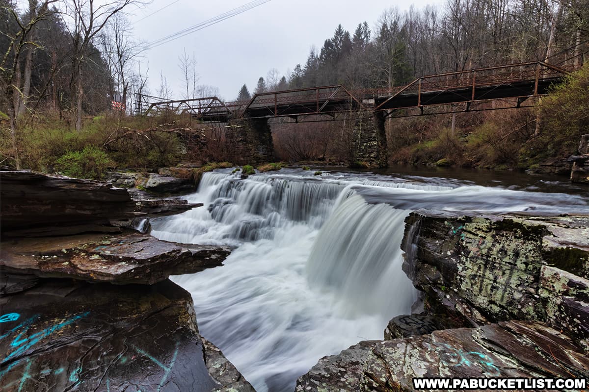 Exploring Tanners Falls in Wayne County - PA Bucket List