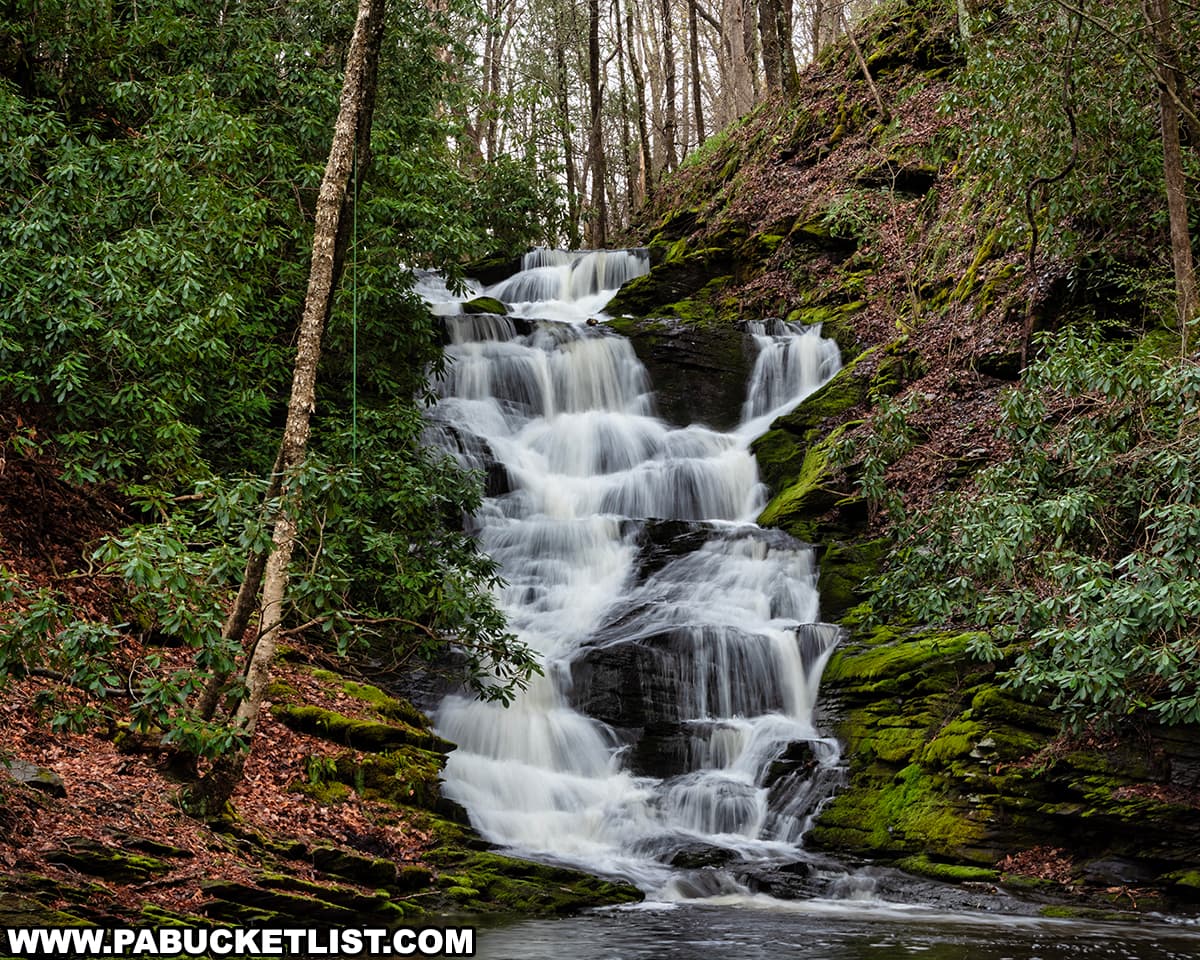 Exploring Slateford Creek Falls in Northampton County - PA Bucket List