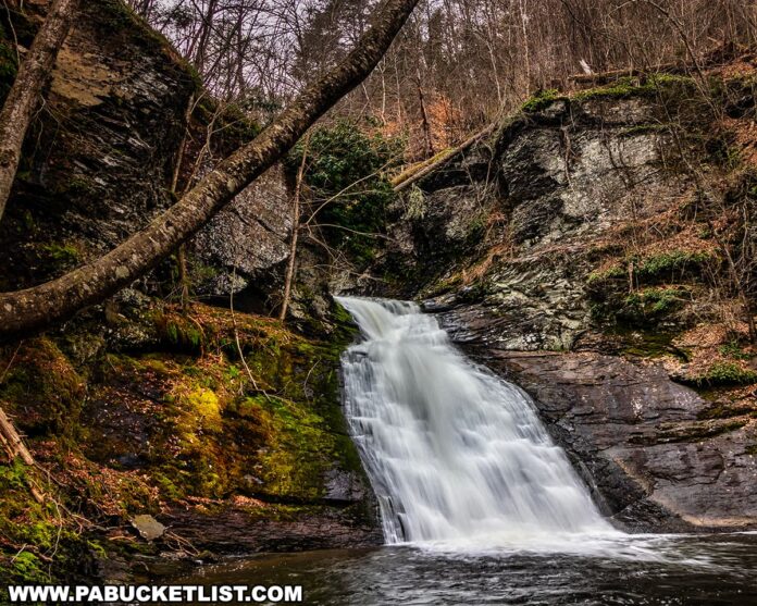 Exploring Lower Indian Ladders Falls in Pike County - PA Bucket List