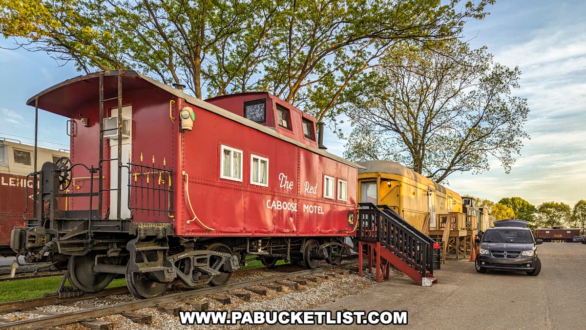 The Red Caboose Motel | Nostalgic Nights in Lancaster County