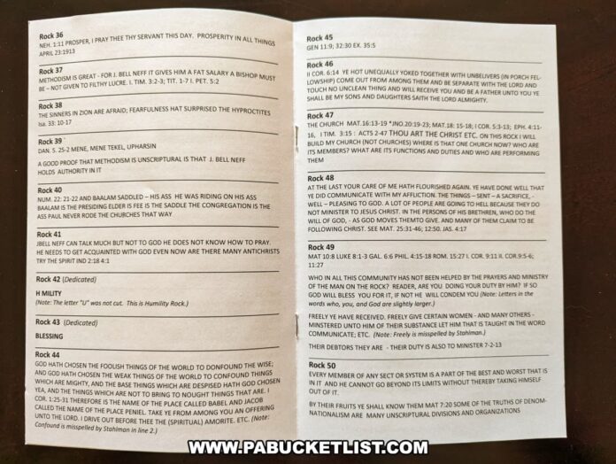 Exploring Scripture Rocks Heritage Park in Jefferson County - PA Bucket ...