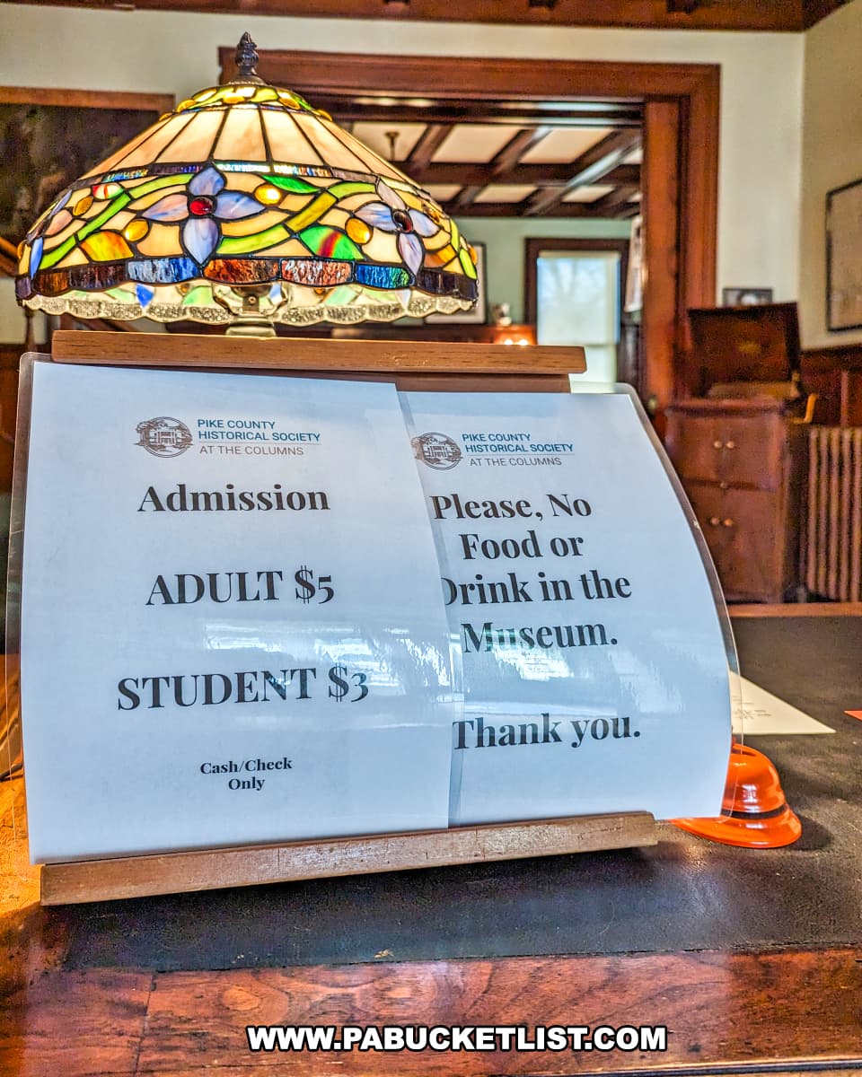 Exploring the Columns Museum in Pike County - PA Bucket List