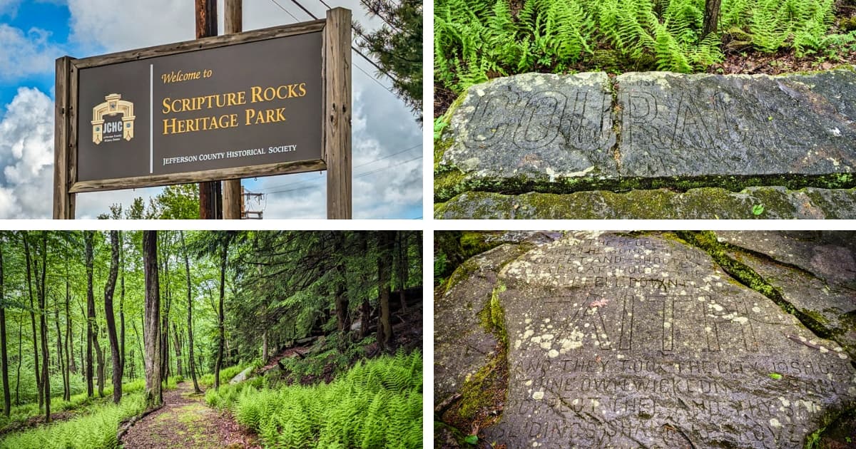 Exploring Scripture Rocks Heritage Park in Jefferson County - PA Bucket ...