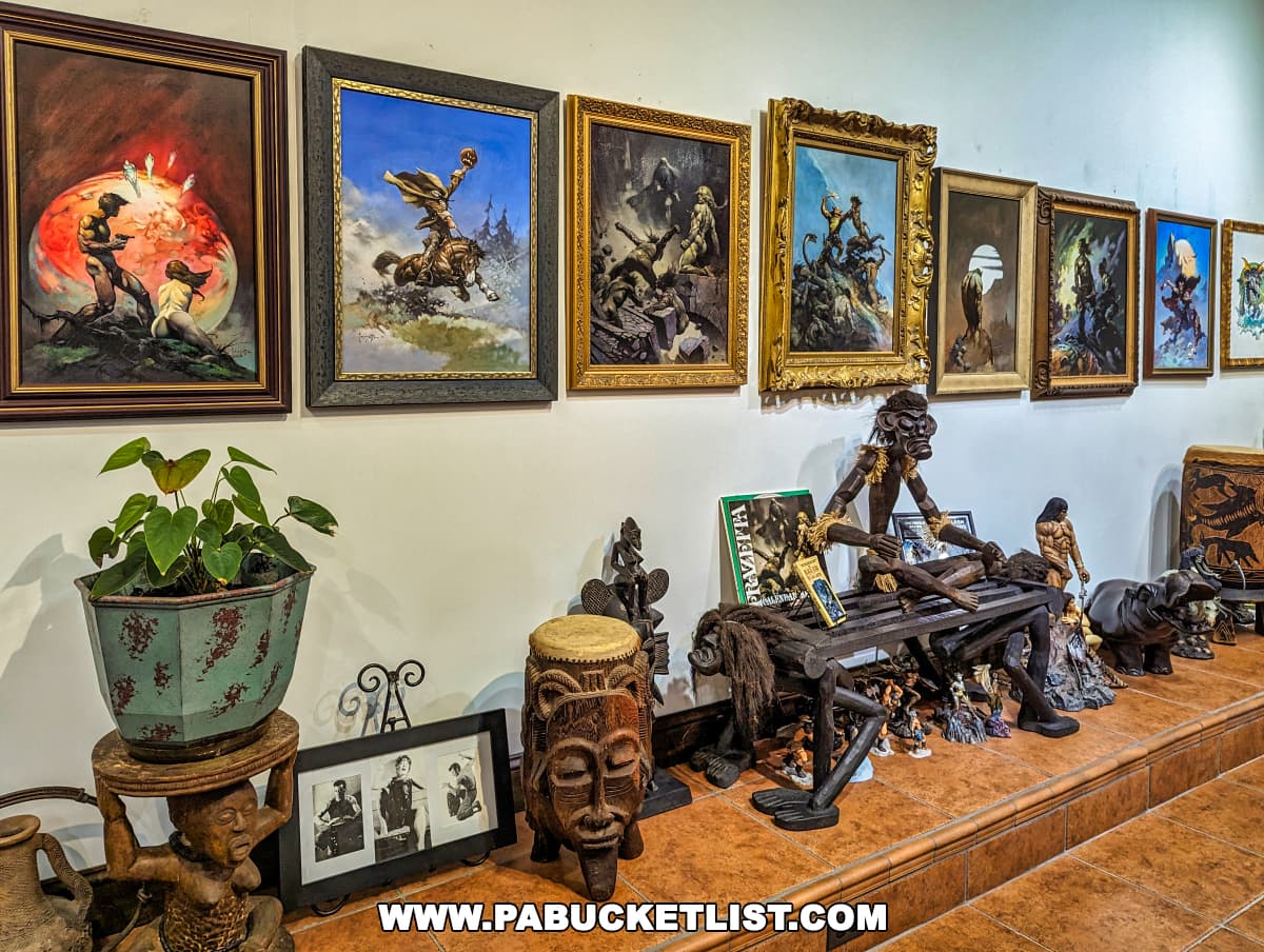Exploring the Frazetta Art Museum in Monroe County - PA Bucket List