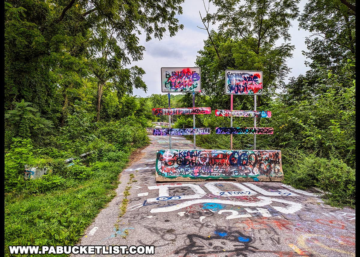 Exploring Graffiti Bridge in Berks County - PA Bucket List