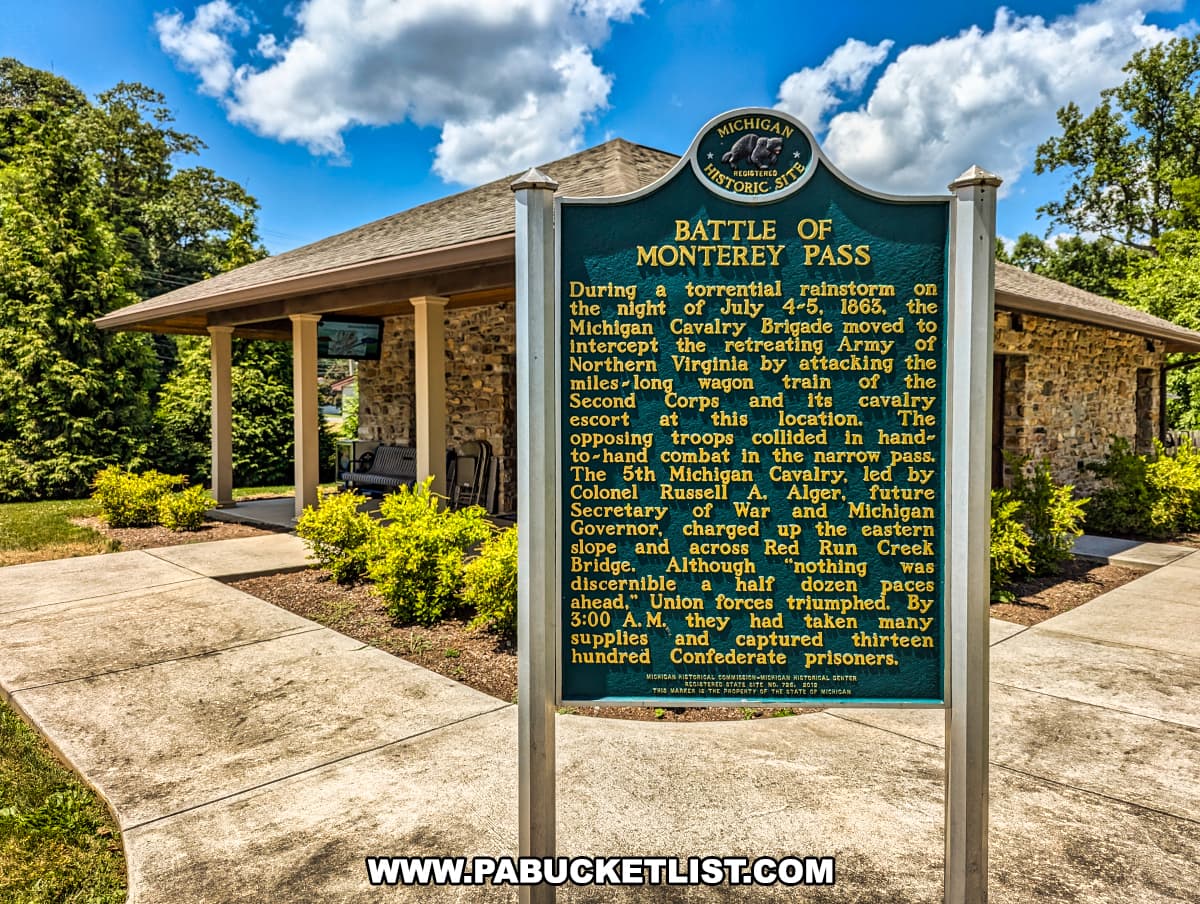 Monterey Pass Battlefield Park and Museum in Franklin County - PA ...