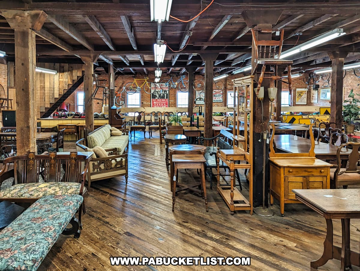 Exploring the Old Mill Antique Store in Lancaster County - PA Bucket List