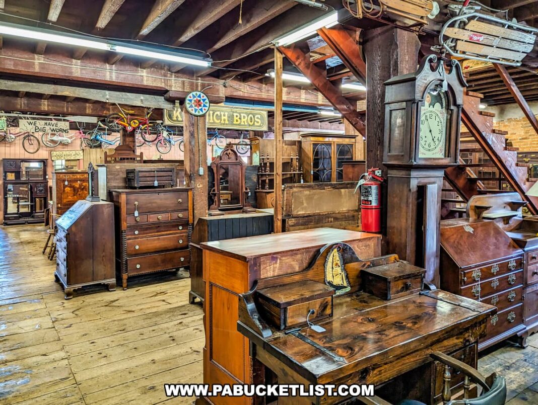 Exploring the Old Mill Antique Store in Lancaster County - PA Bucket List