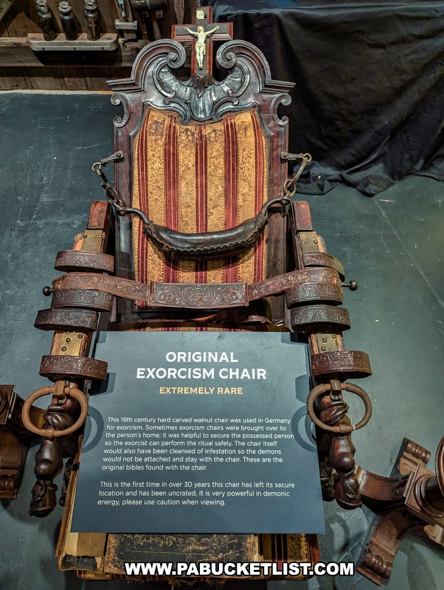 Exploring the Vampire and Paranormal Museum in Bucks County - PA Bucket ...