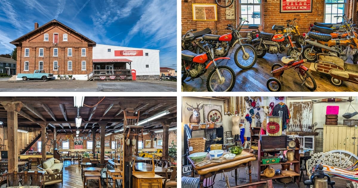 Exploring the Old Mill Antique Store in Lancaster County - PA Bucket List