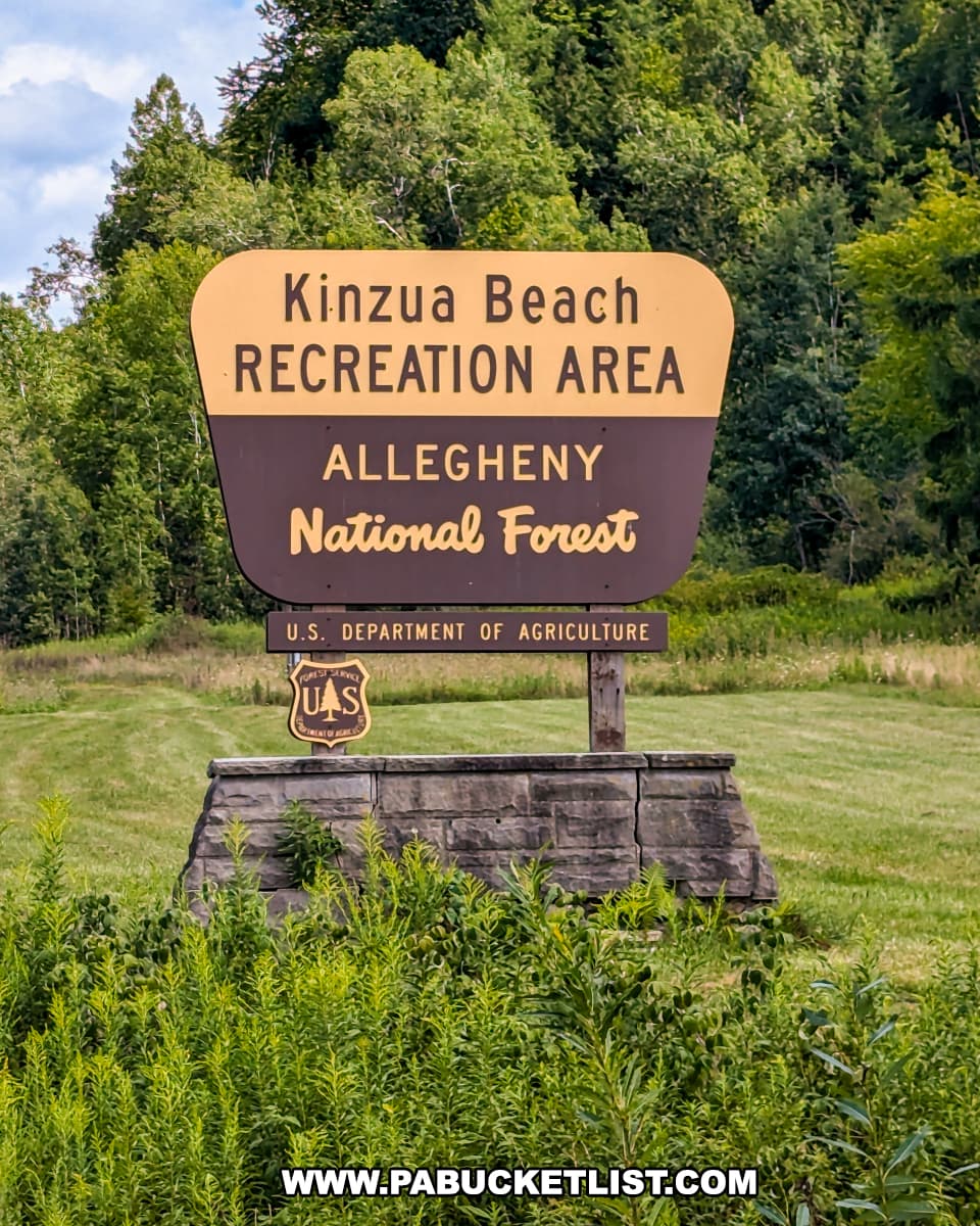 Exploring Kinzua Beach in Warren County - PA Bucket List