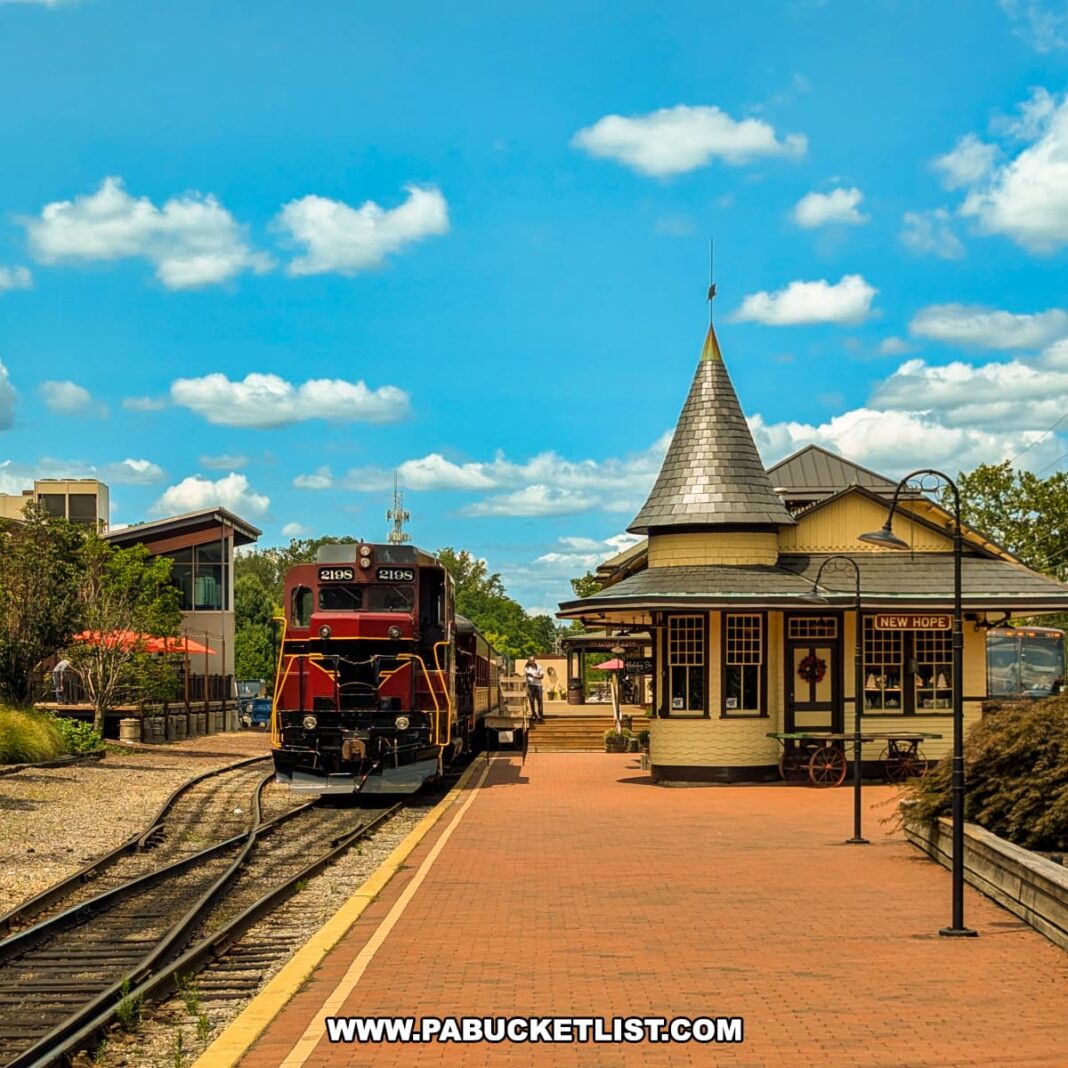 Riding the New Hope Railroad in Bucks County - PA Bucket List