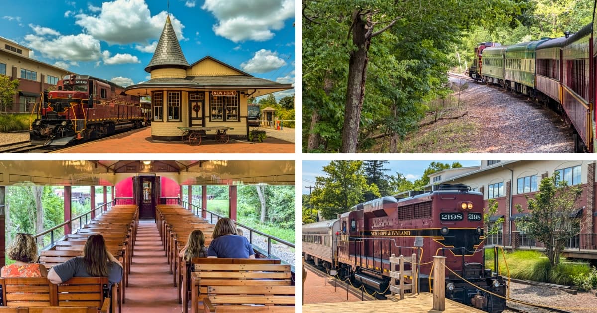Riding the New Hope Railroad in Bucks County - PA Bucket List