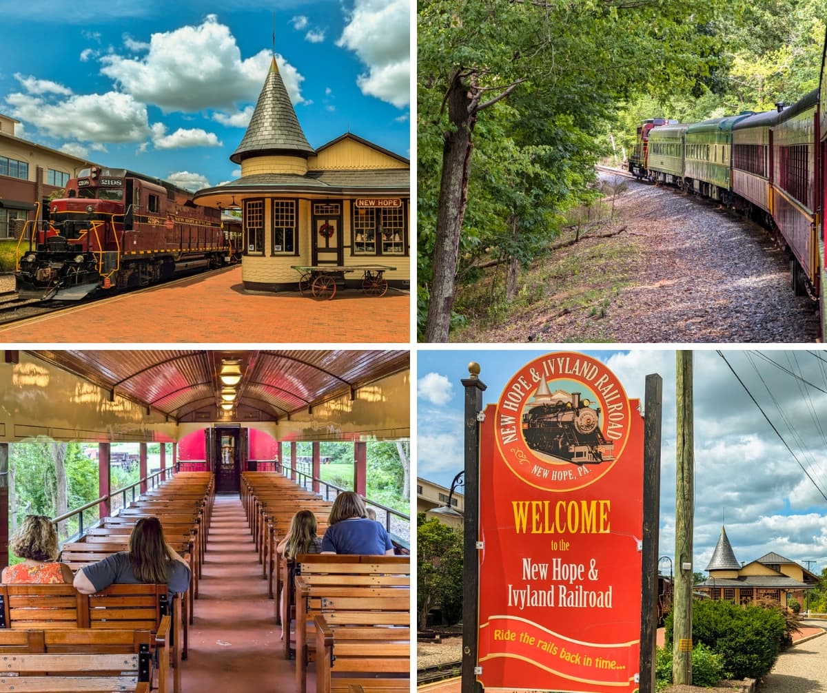 Riding the New Hope Railroad in Bucks County - PA Bucket List