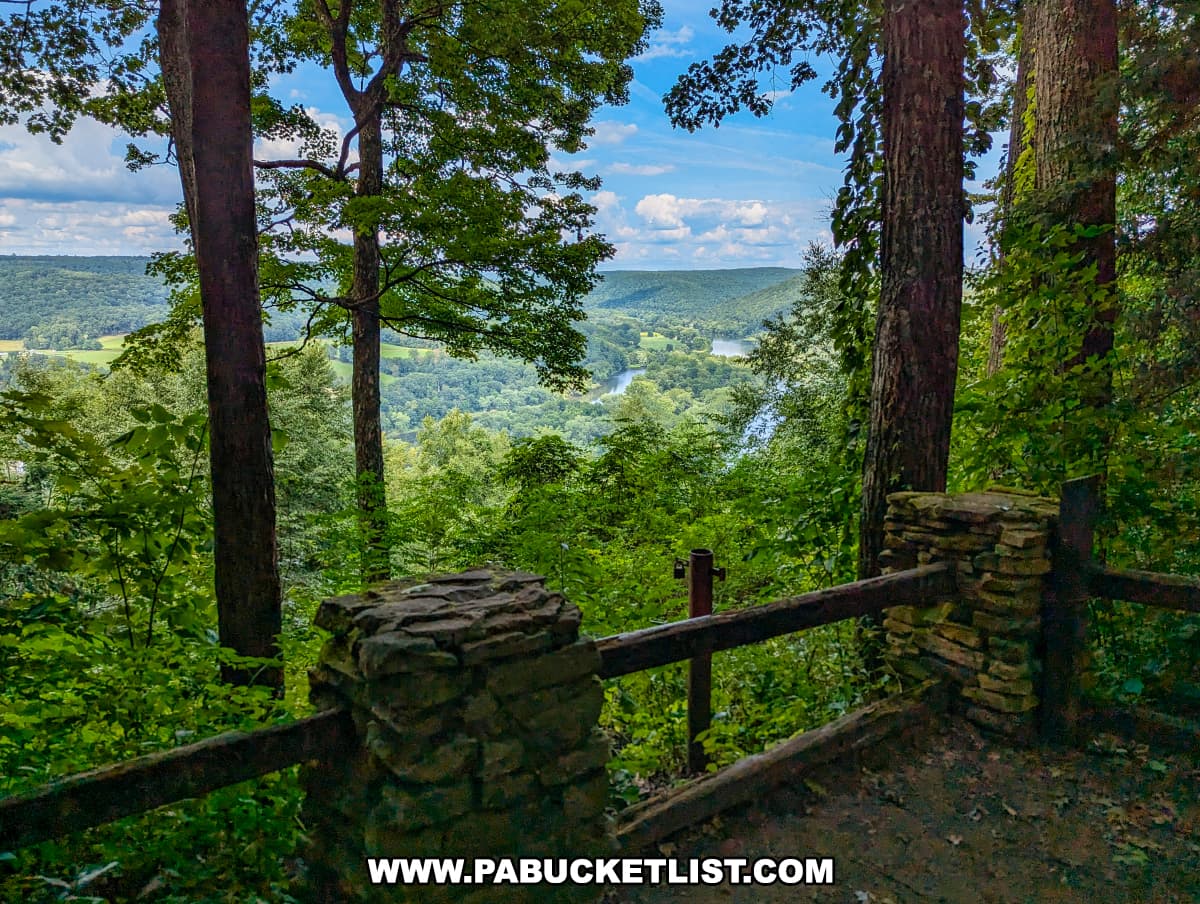 Exploring Tidioute Overlook in Warren County - PA Bucket List