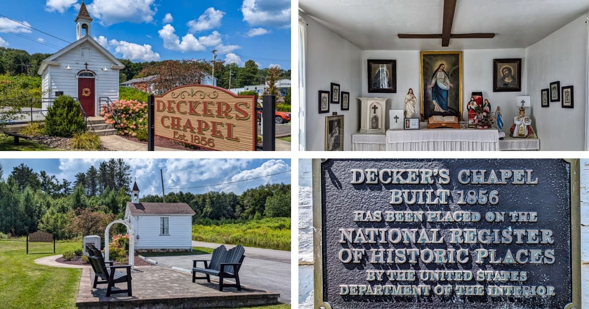 Exploring Decker's Chapel | The Smallest Church in Pennsylvania