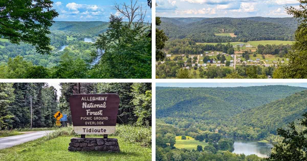 Exploring Tidioute Overlook in Warren County - PA Bucket List