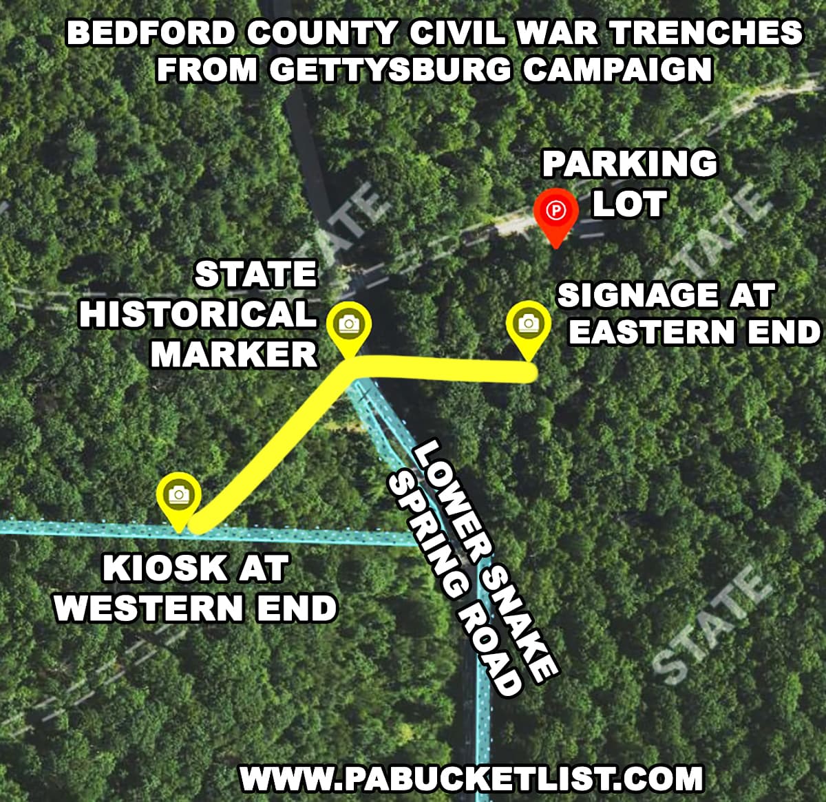 Exploring the Gettysburg Campaign Trenches in Bedford County - PA ...