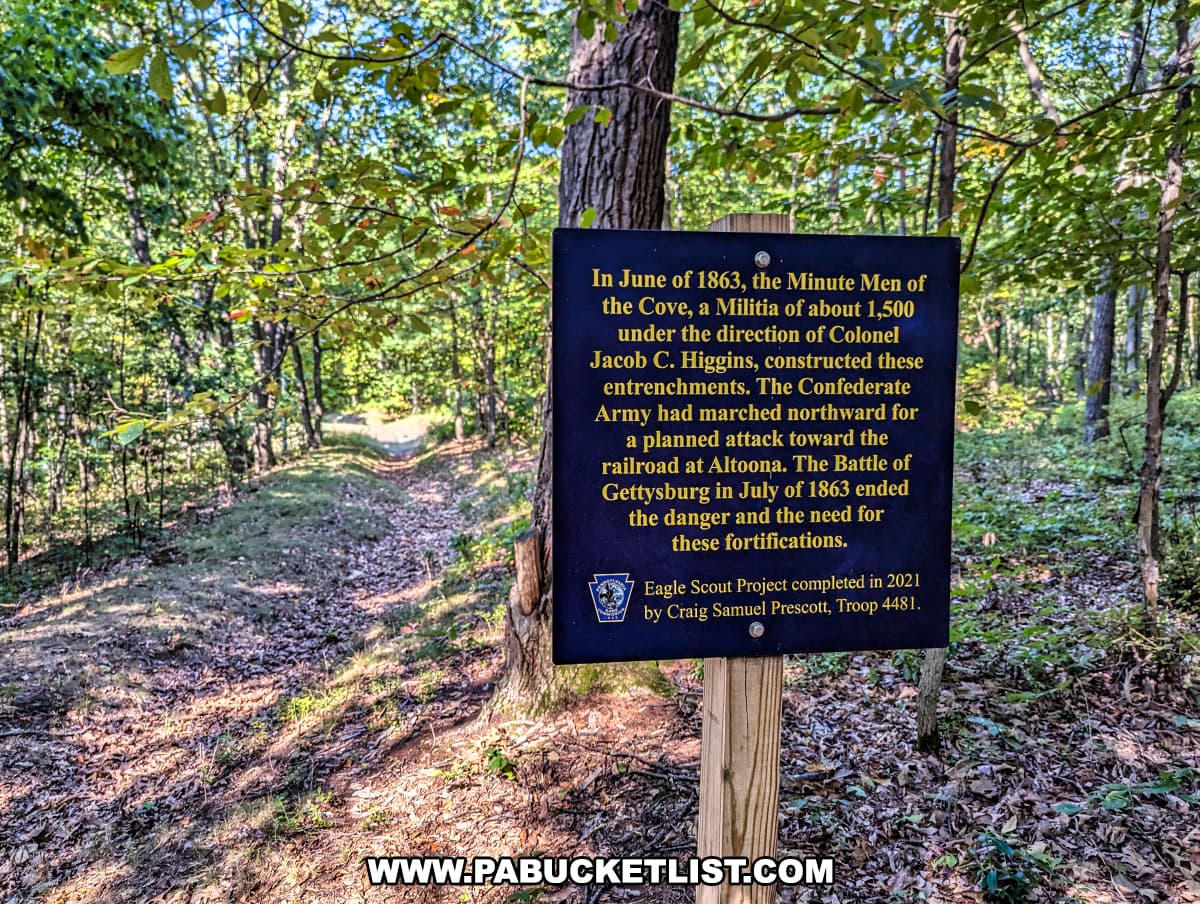 Exploring the Gettysburg Campaign Trenches in Bedford County - PA ...