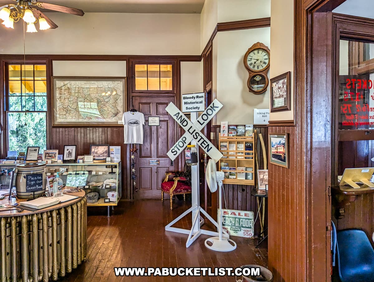 Exploring the Train Station Museum in Bedford County - PA Bucket List