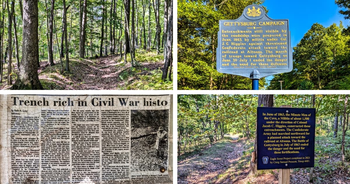 Exploring the Gettysburg Campaign Trenches in Bedford County - PA ...