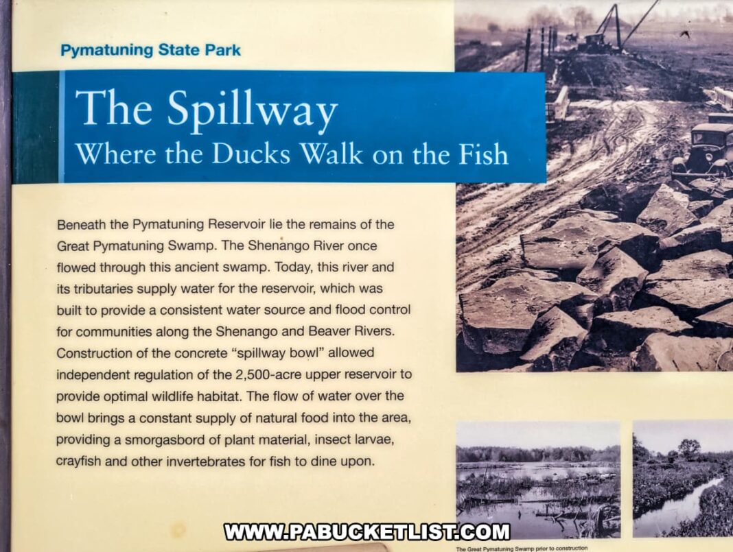 Exploring the Linesville Spillway at Pymatuning State Park - PA Bucket List