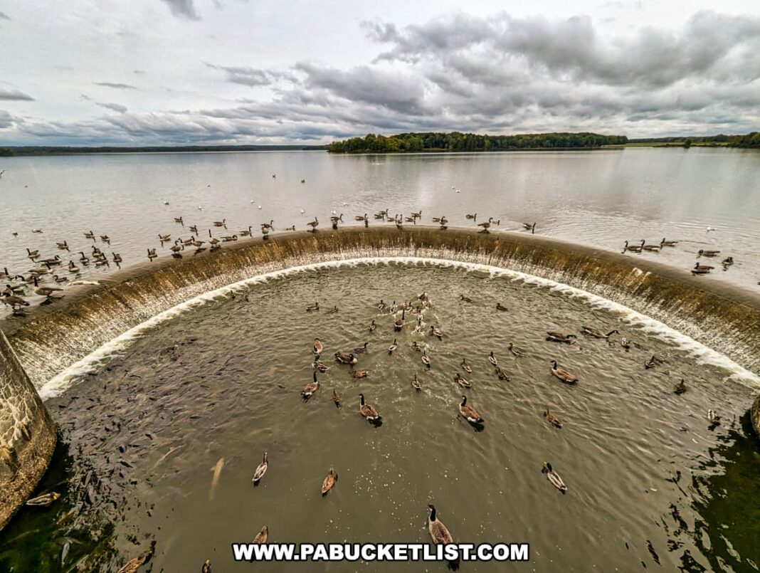 Exploring the Linesville Spillway at Pymatuning State Park - PA Bucket List