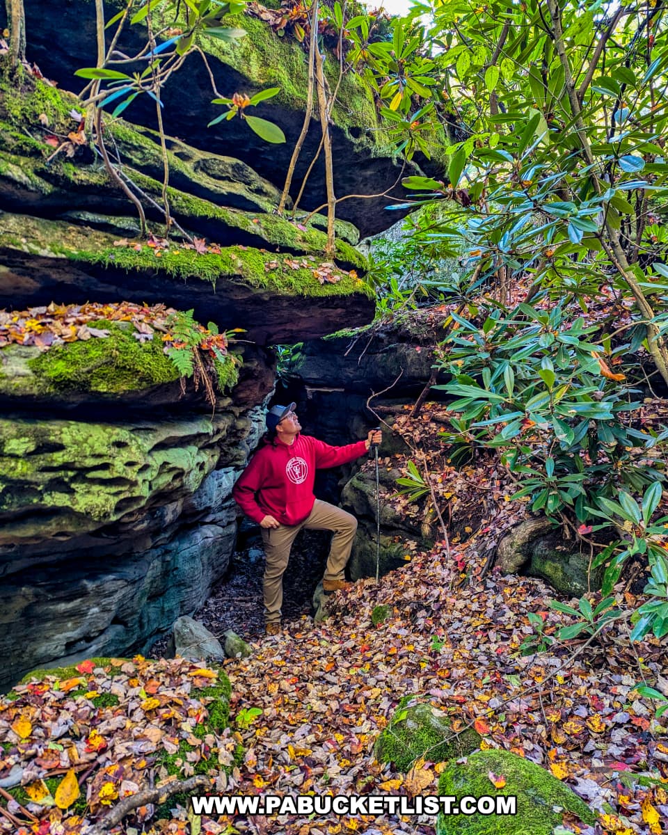Exploring Panther Rocks in Clearfield County - PA Bucket List