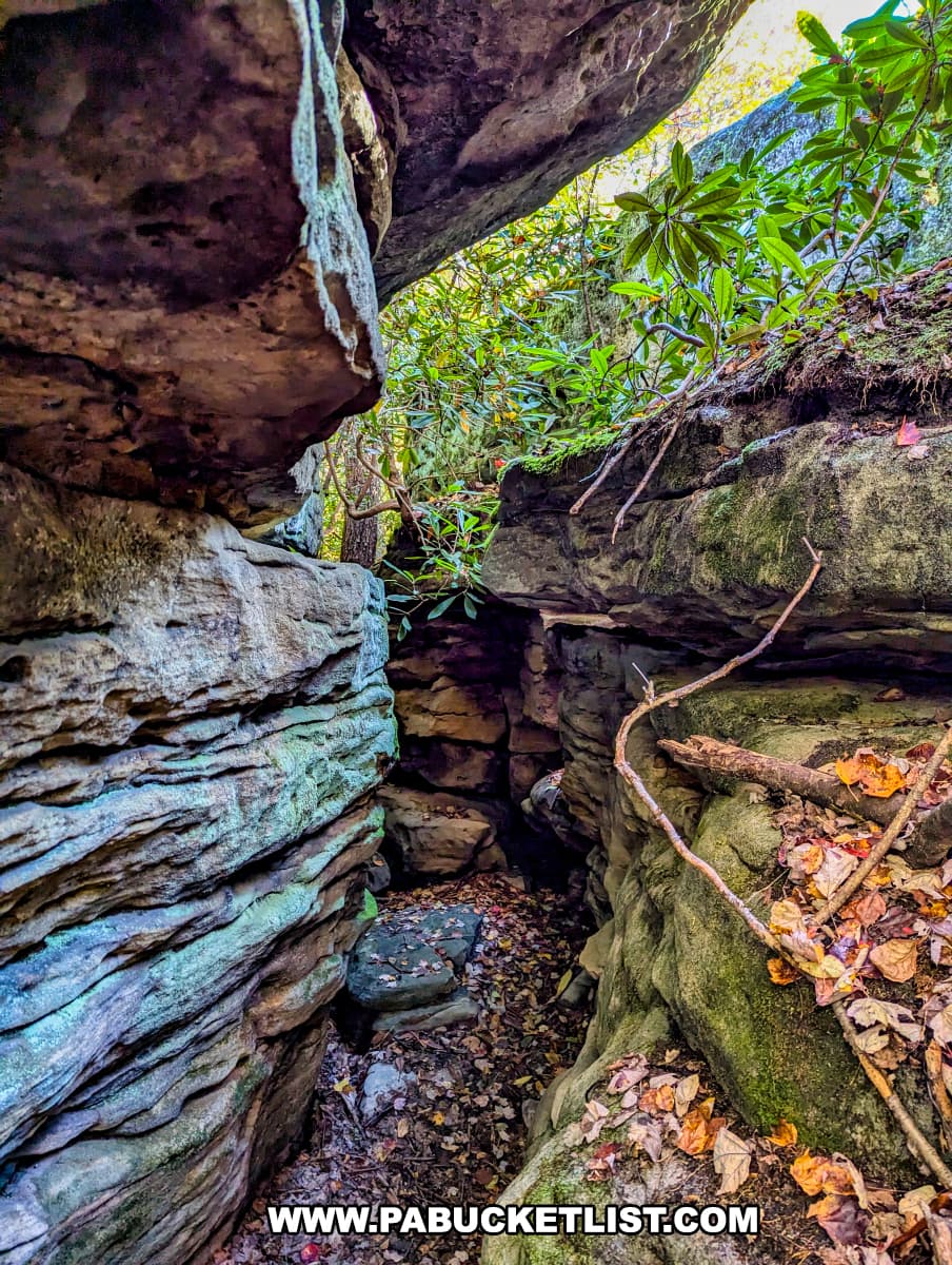 Exploring Panther Rocks in Clearfield County - PA Bucket List