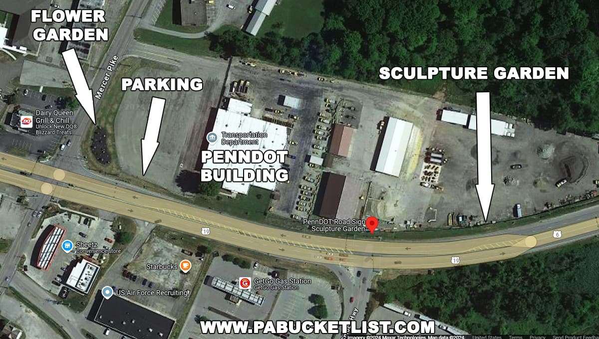 Exploring the PennDOT Road Sign Sculpture Garden in Meadville - PA ...