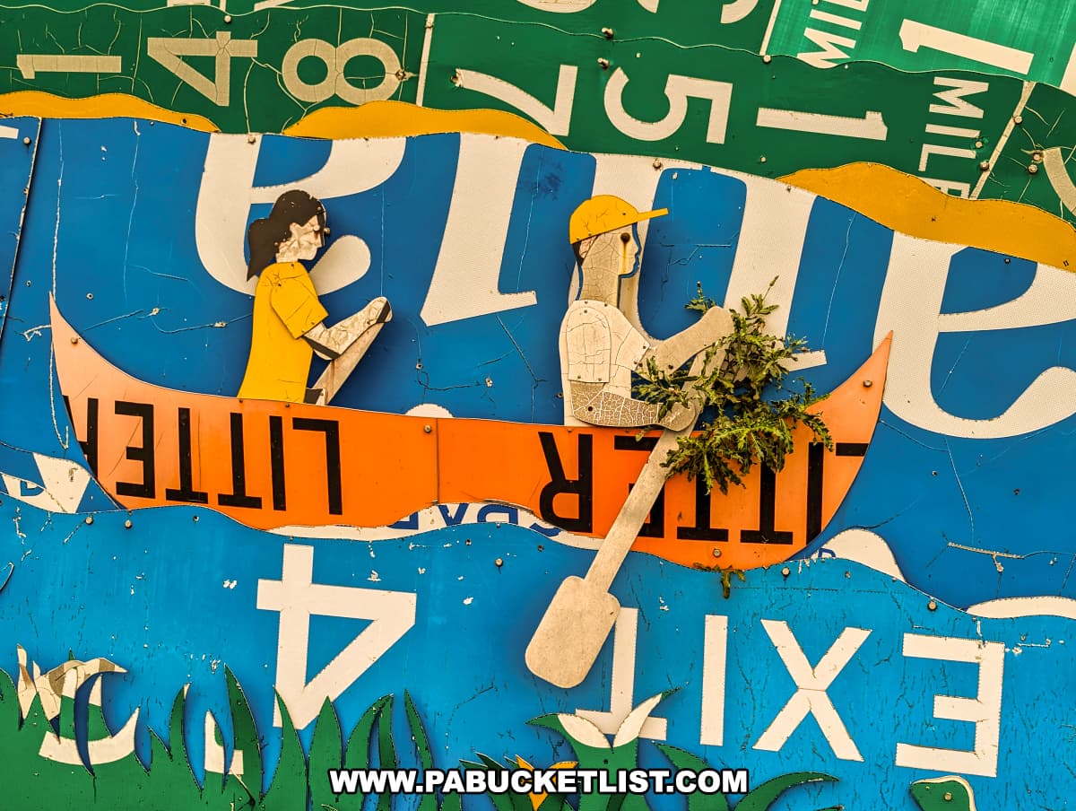 Exploring the PennDOT Road Sign Sculpture Garden in Meadville - PA ...